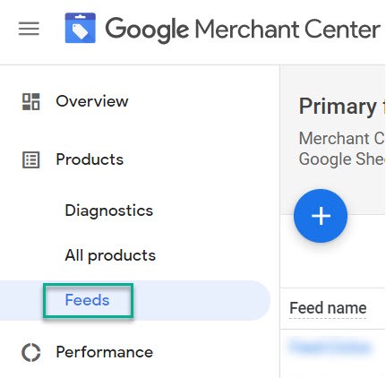 How to create a primary feed - Shoparize CSS