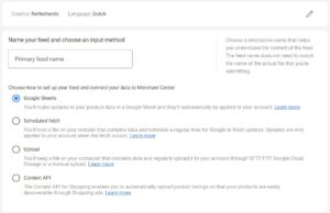 How to create a primary feed - Shoparize CSS
