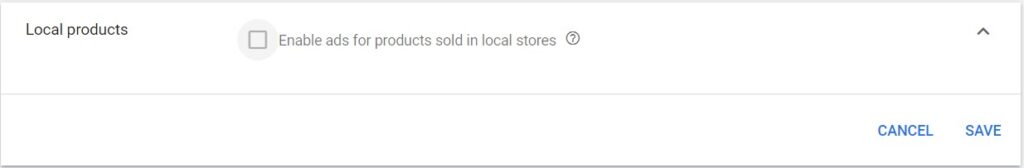How to set up Local inventory ads - Shoparize CSS